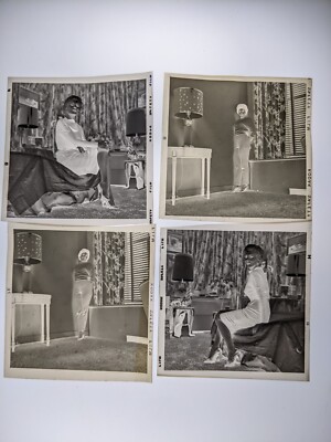 KFM18-1117 SEXY FERNANDA MONTEL DAMAGED LOT OF (4) 2 1/4" ORIG. NEGS ...