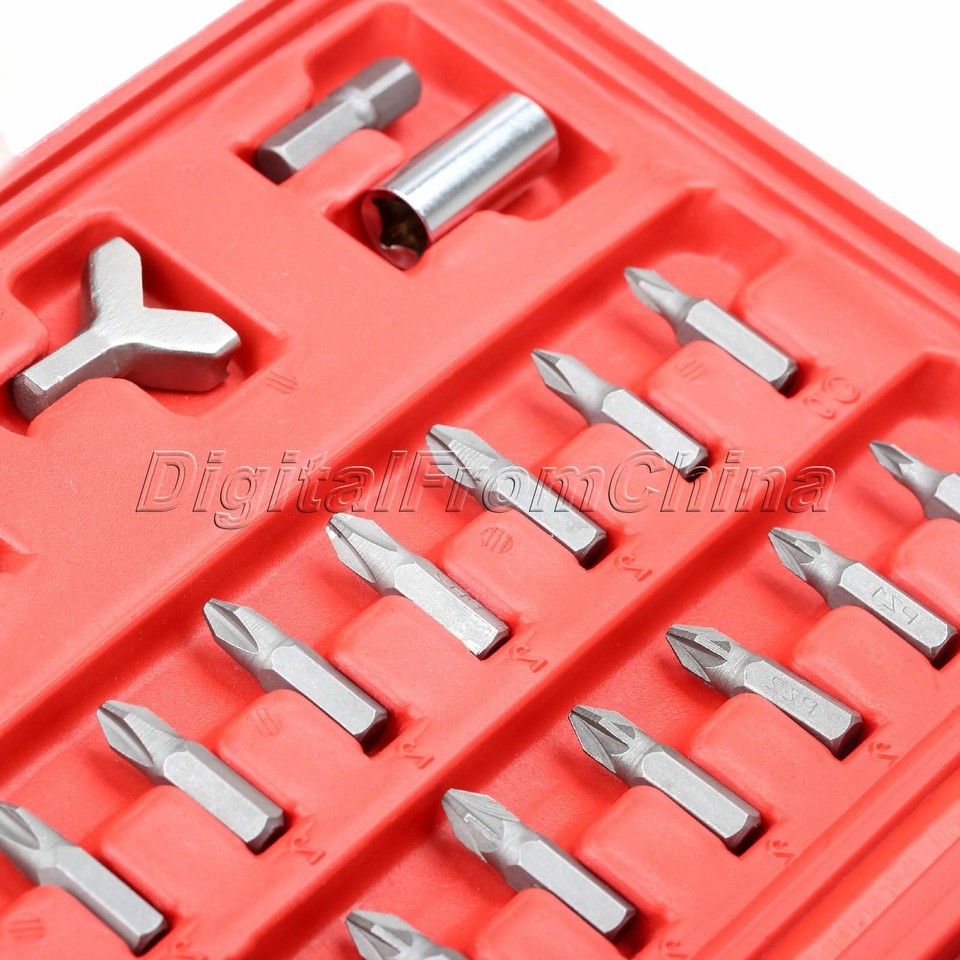 100pc Security Magnetic Bit Set Screwdriver Holder Nut Impact Driver ...