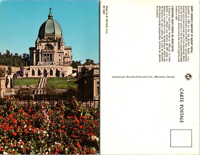 St Josephs Oratory and Gardens Montreal Quebec Canada Postcard | eBay