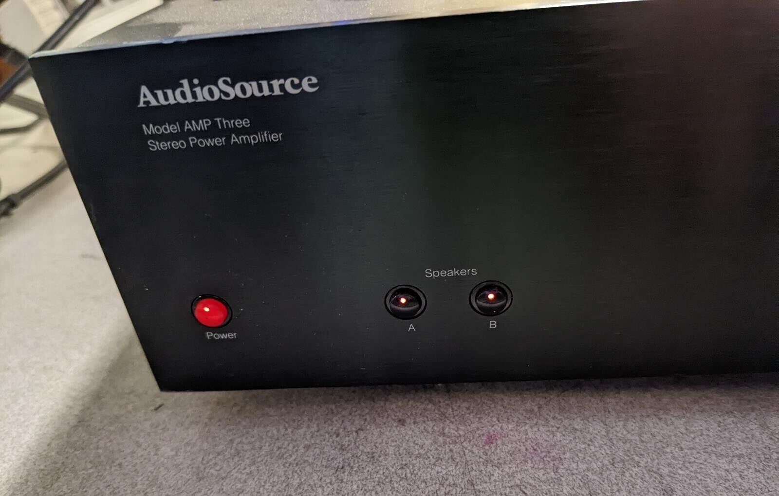 AUDIOSOURCE AMP THREE STEREO POWER AMPLIFIER - READ DESC - (PARTS) | eBay