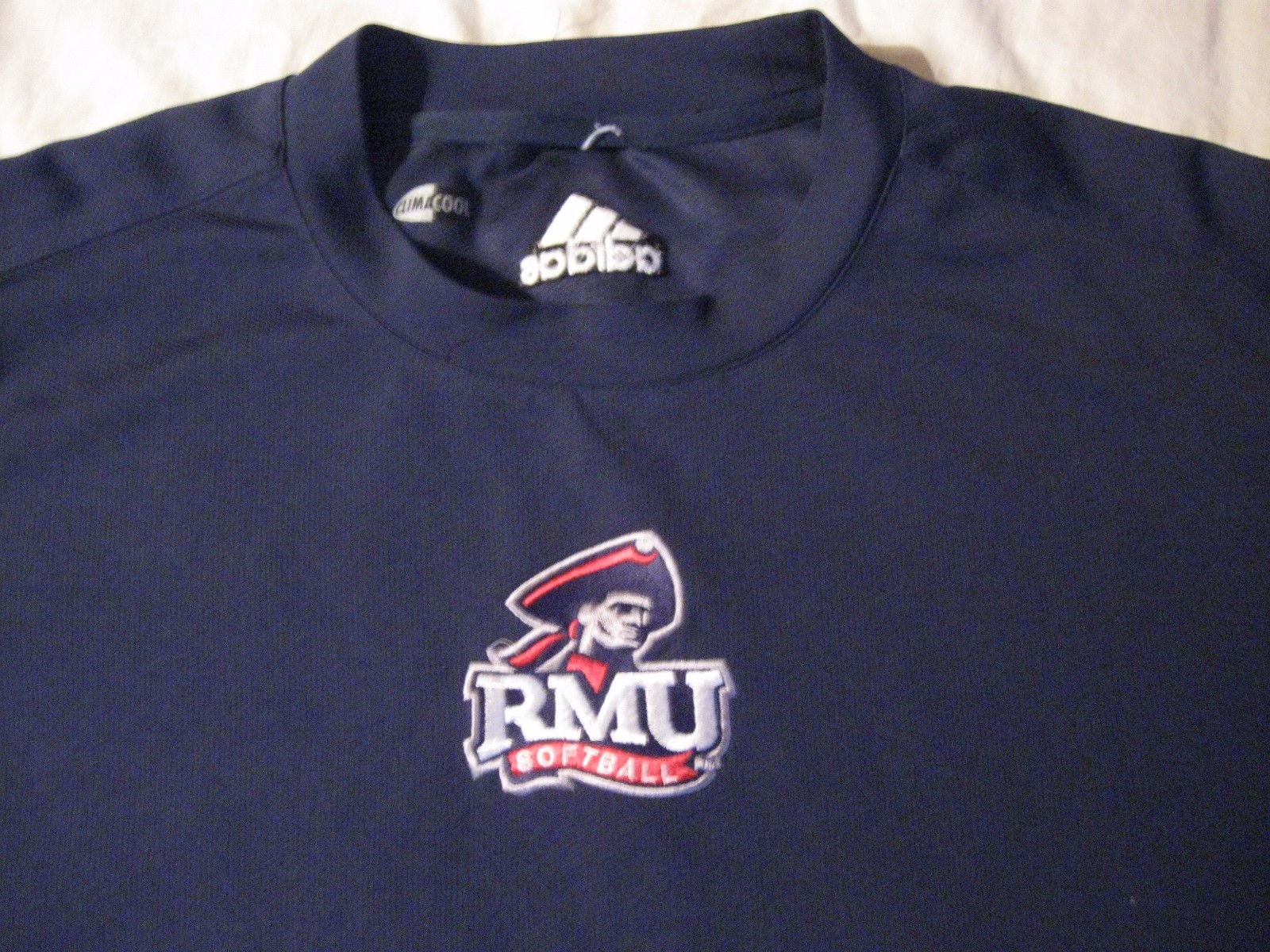 Robert Morris Colonials Softball Shirt Jersey Adult Mens Adidas RMU ...