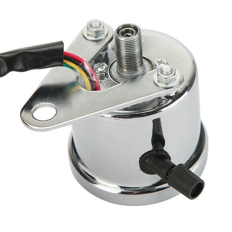 Motorcycle LED Dual Odometer Speedometer Speed Gauge Universal For ...