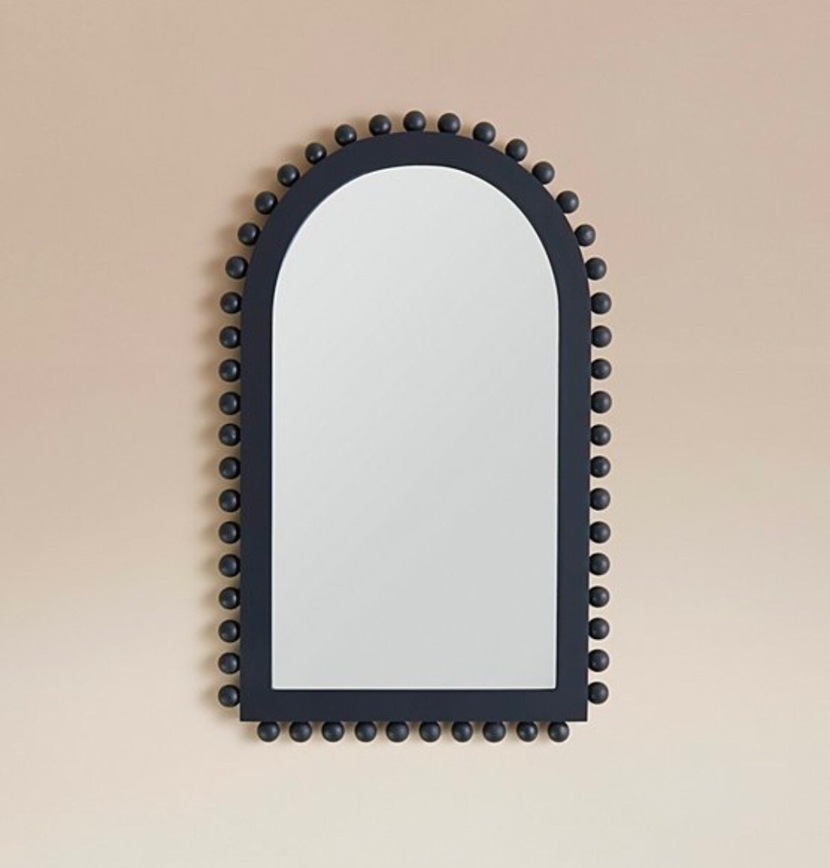 Navy Bobble Wall Mirror Home Room Decor | eBay UK