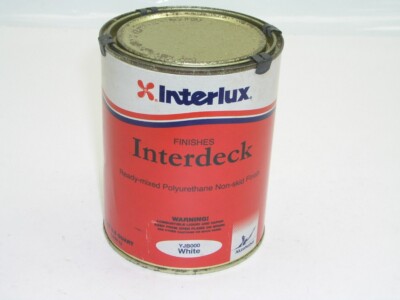 1qt Marine Paint White Interlux Non-skid Interdeck Polyurethane YJB000 ...