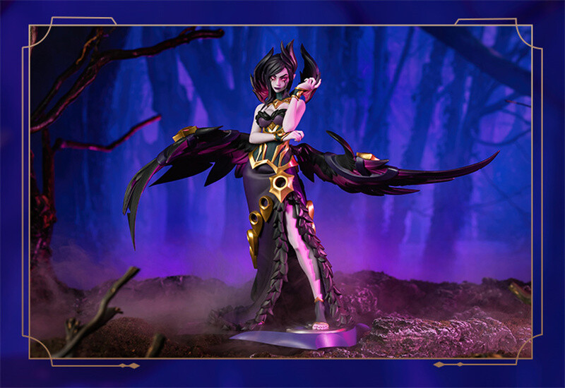 Official LoL League of Legends MORGANA Figure Model Statue 28cm ...