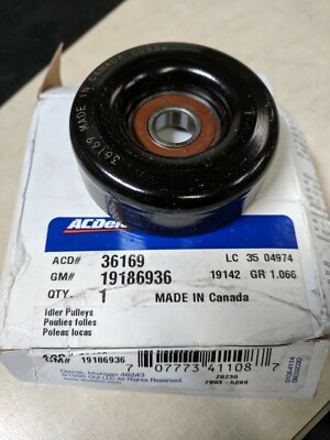 36169 Belt Tensioner Pulley Acdelco 36169 | eBay