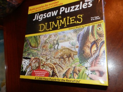 NEW Jigsaw Puzzles for Dummies Jurassic World Dinosaurs 1000 Piece ...