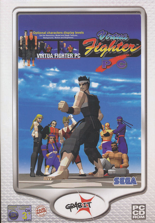 VIRTUA FIGHTER Rare Vintage Classic Virtual Fighting Rare PC Game ...