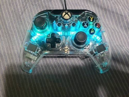 Afterglow Prismatic Wired Controller for Xbox One Clear | eBay
