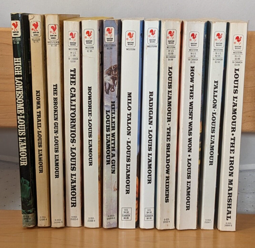 Louis L’Amour Vintage Western Paperback Books Bantam; Lot of 12 books ...