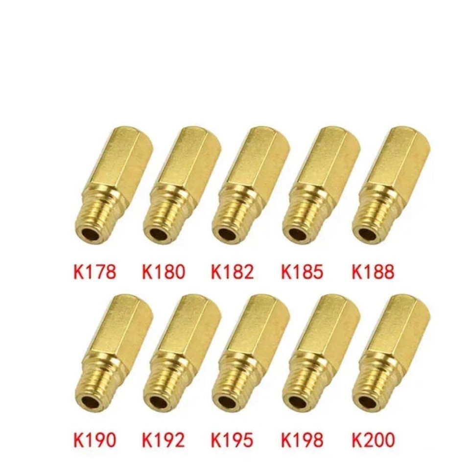 Set Carburetor Main jets Slow Pilot Jet Set For PWK PWM PE CVK 24 26 28 ...