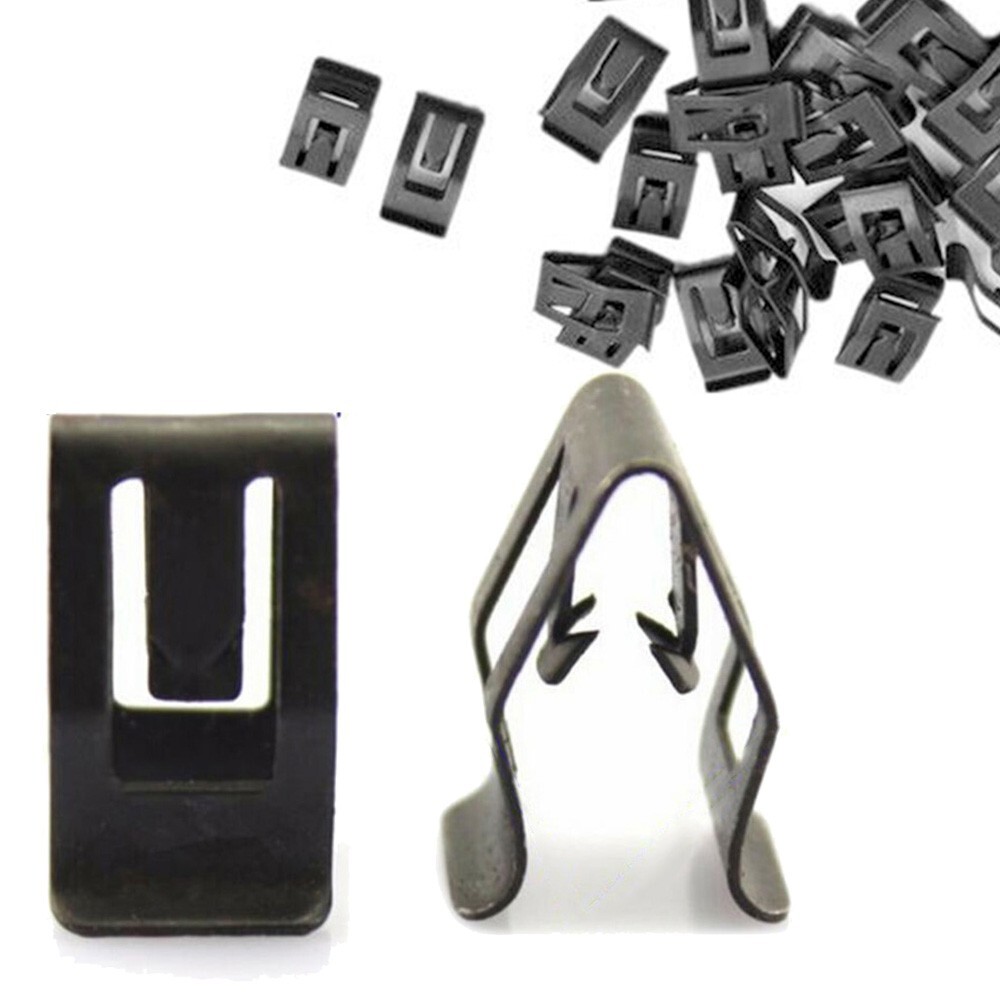 Accessories Interior Trim Clips Console Dashboard Metal Retainer ...