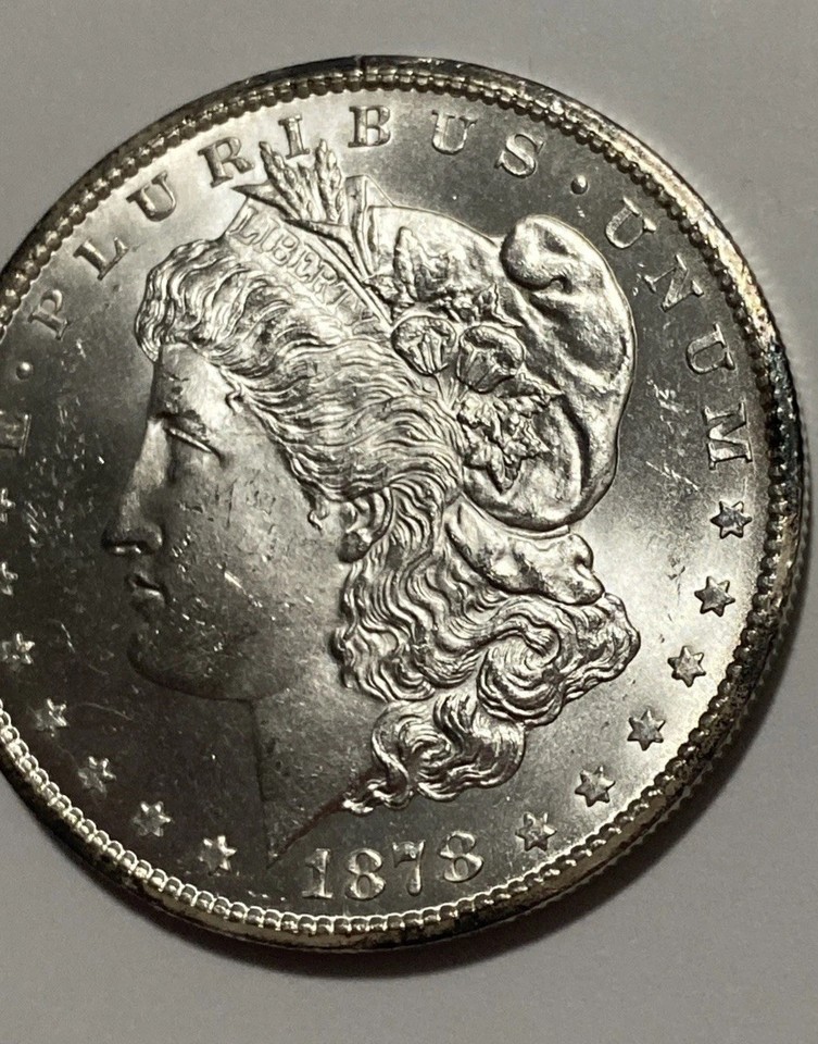 1878 CC - BU Morgan Silver Dollar - Very High Grade Exact Coin Imaged # ...