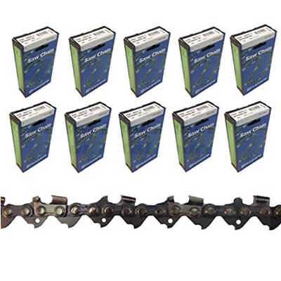 Set of 10 OEM Husqvarna 20" Chainsaw Chain .325 .050 H30 80DL 501840680 ...