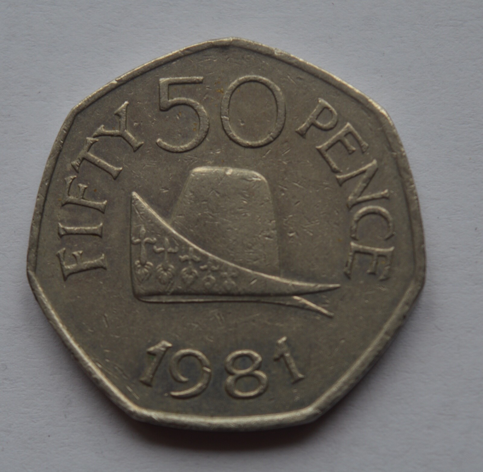 1981 Guernsey 50p Fifty pence Ducal Hat Circulated Coin | eBay UK
