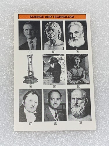 Frank Borman Eli Whitney Enrico Fermi Alexander Graham Bell +++ Card | eBay