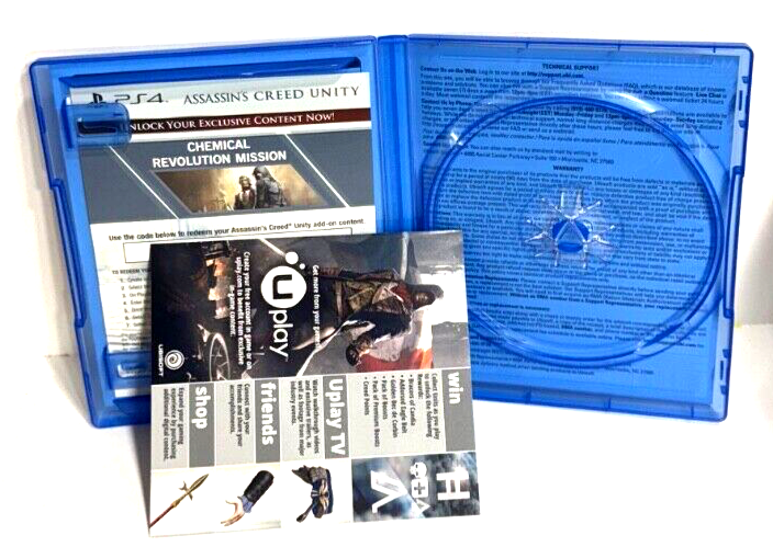 Assassin's Creed: Unity Limited/Sony PlayStation 4/Case & Add On Only/No Game | eBay