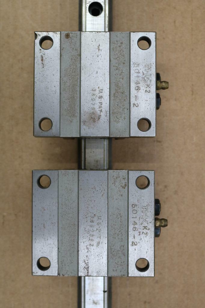 THK 25BC Linear Bearings w/49" Guide Rail | eBay