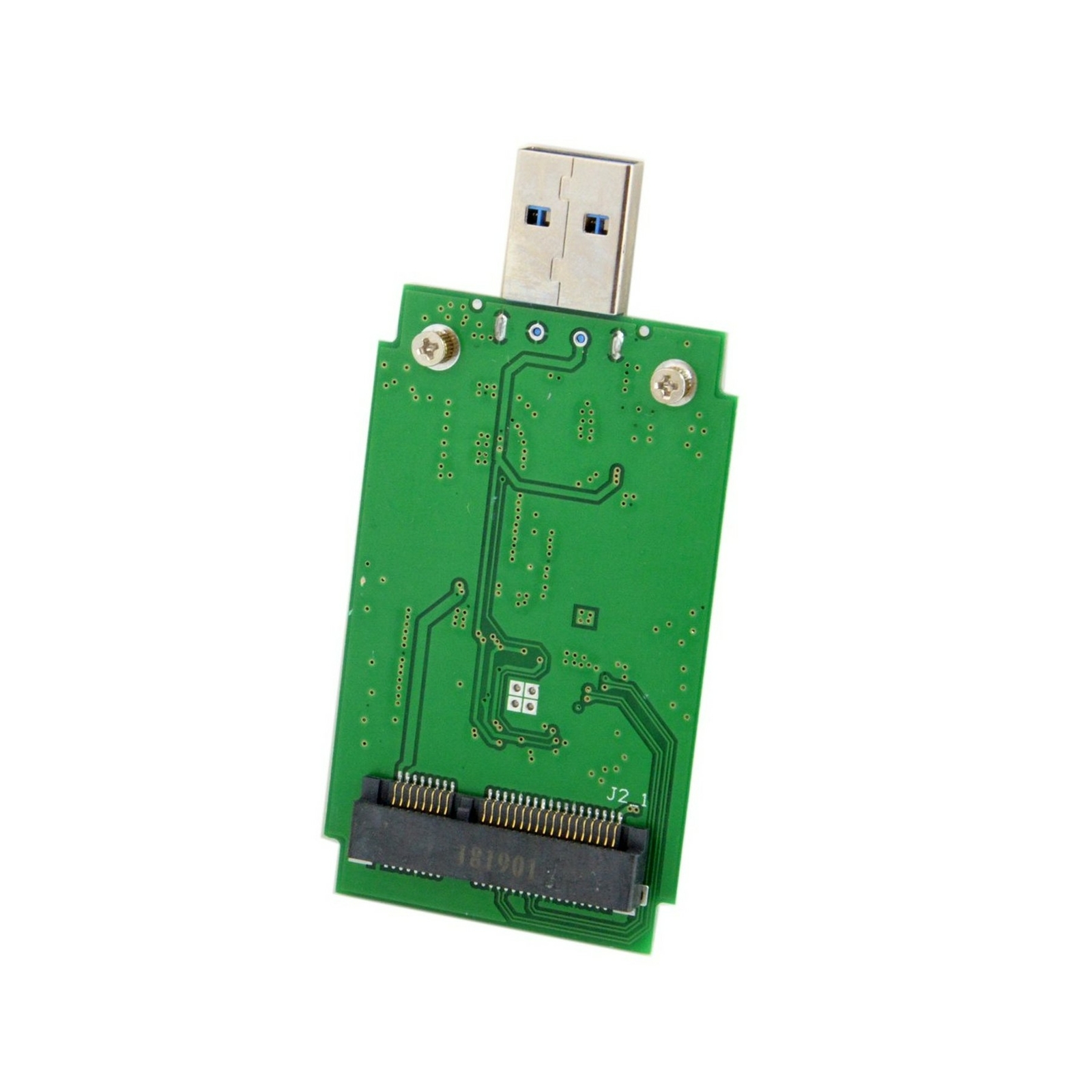 CY Mini PCI-E mSATA to USB 3.0 External SSD PCBA Adapter Conveter Card ...