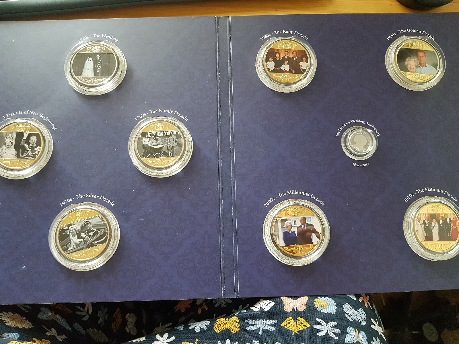 The Platinum Wedding Anniversary Coin Collection - Complete Set | eBay UK