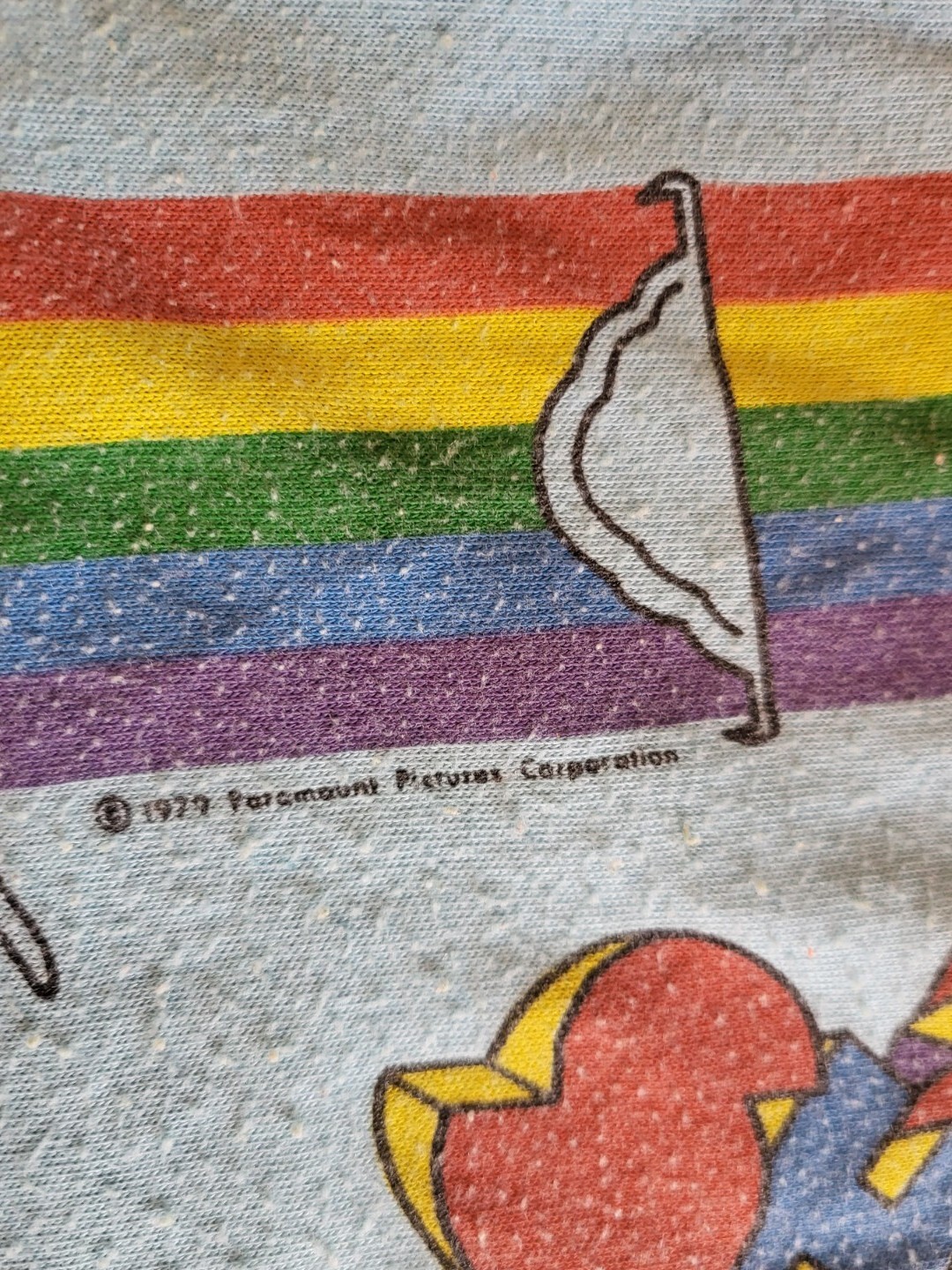 Vintage RARE 1970s Shazbot Mork & Mindy blue graphic … - Gem