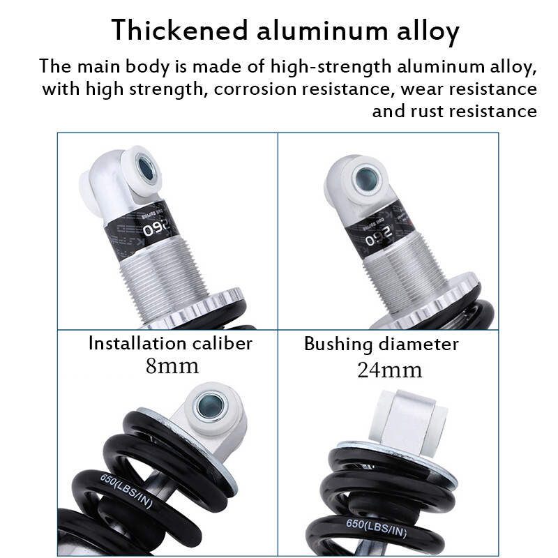 EXA FORM 291R/A5 RR1/A5 RE Rear Shock 125-190mm Adjustable Rebound Coil ...