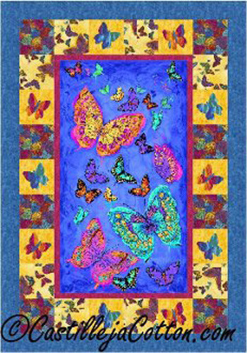 Monterey Butterflies Quilt Pattern by Castilleja Cotton | eBay