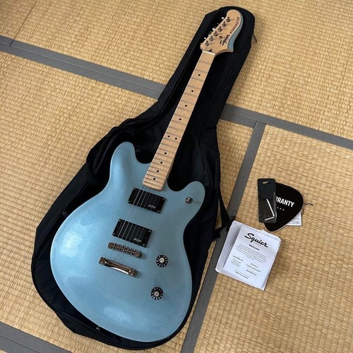 Squier Contemporary Active Starcaster Electric Guitar Ice Blue Metallic ...