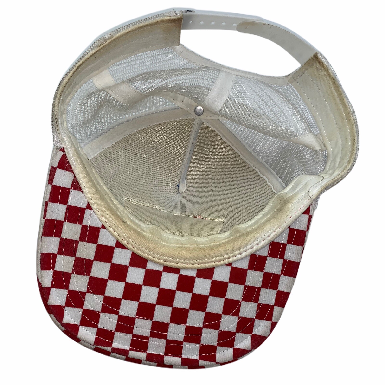 Vans Off The Wall Classic Patch mesh Trucker Hat USA Stars Stripes Checkers USED | eBay