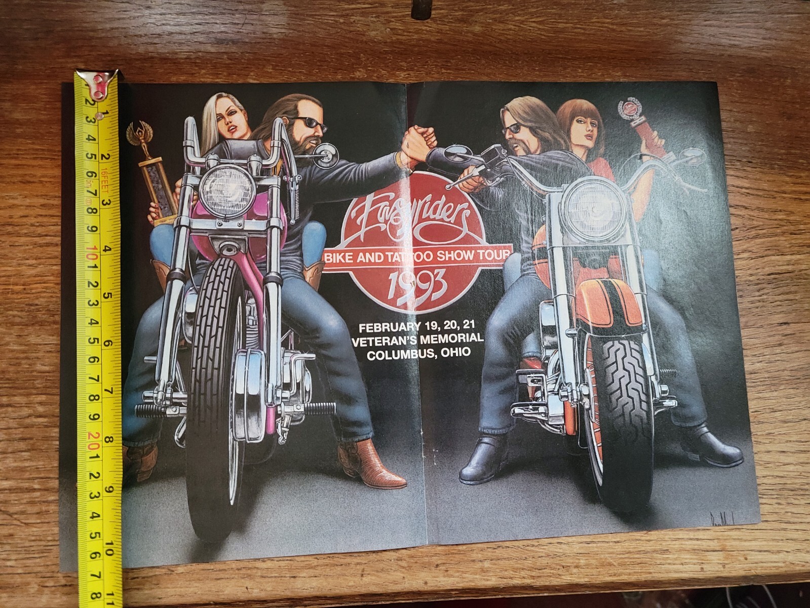 David Mann Art Easy Rider Centrefold Gatefol Collectable Biker Harley ...