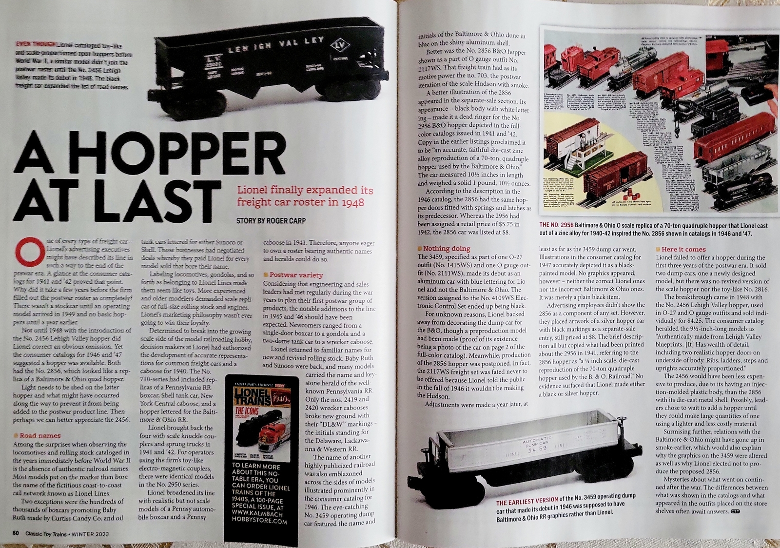 Classic Toy Trains Magazine Nifty 1950's Layout + much more Winter 2023 ...