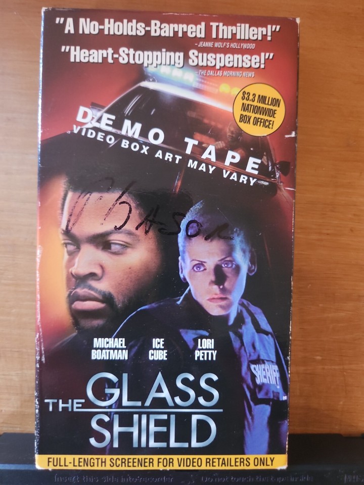 The Glass Shield (VHS, 1996) Promo, Screening copy!! Rare ...