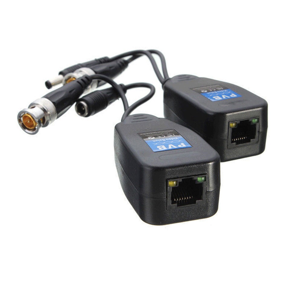 10 Pairs HD-CVI TVI AHD CVBS Passive Video Balun RJ45 Transceiver ...