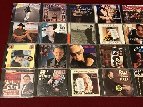4.Lot of 28 Classic Country CD Gill Toby Keith Shenandoah Adkins Gilley ...