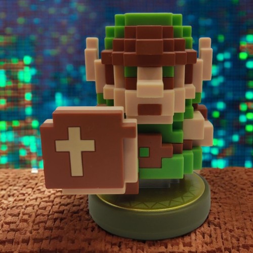 Nintendo Amiibo The Legend of Zelda: Link 8-Bit 3D Pixel Loose Figure ...
