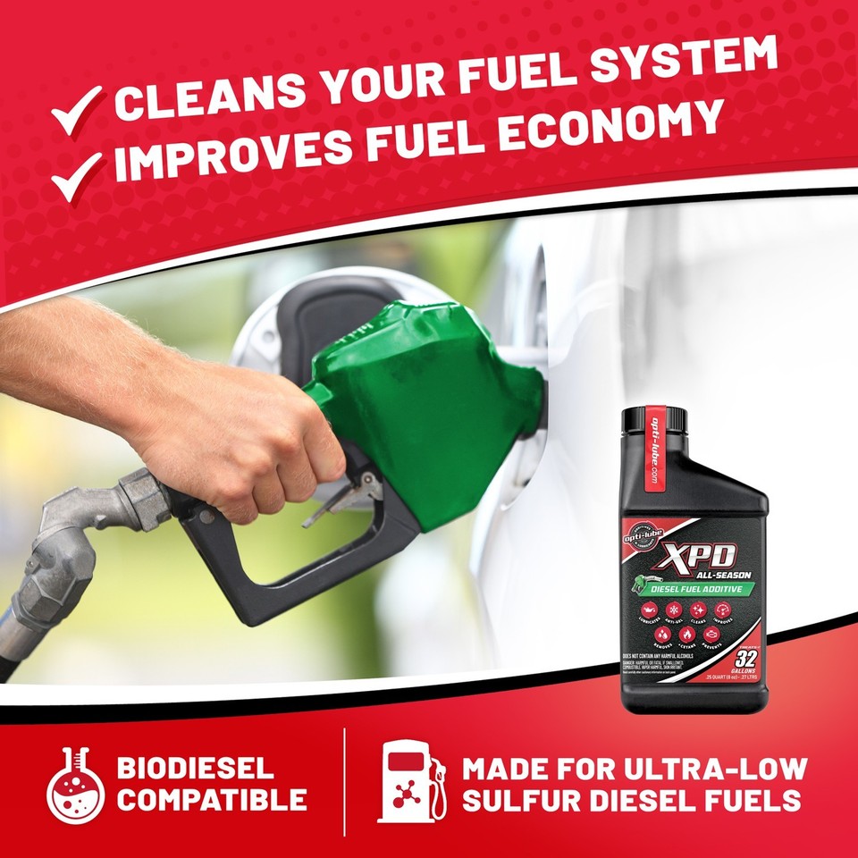 Opti-Lube XPD All-Season Diesel Fuel Additive - 12 Packs Case 8oz ...