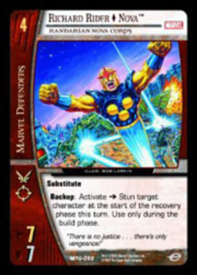 VS System: Richard Rider - Foil [Played] Marvel Team-Up TCG CCG Classic ...