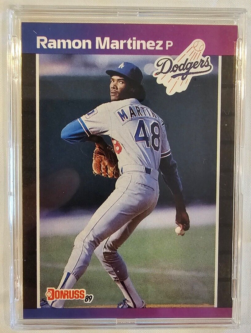 1989 Donruss Baseball Ramon Martinez #464 Los Angeles Dodgers Rookie ...