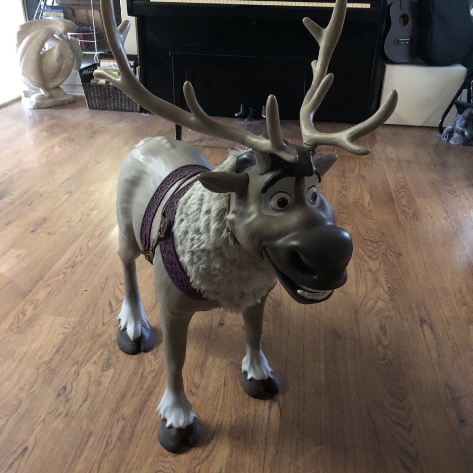 Disney Frozen 2 Ride On Sven Reindeer My Size Playdate Sven With Sounds ...