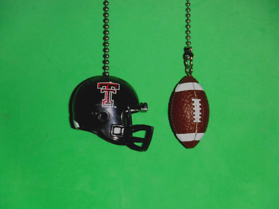TEXAS TECH RED RAIDERS HELMET & BALL CEILING FAN PULL CHAIN SET | eBay