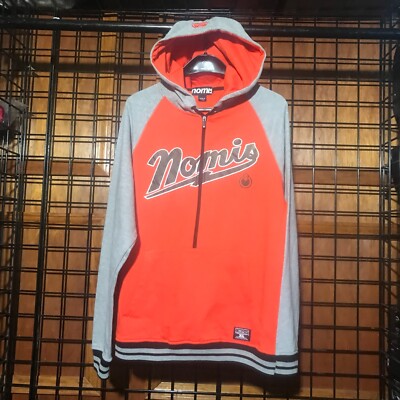 Brand New Nomis Athletic 3/4 Zip Hoodie Color - Orange Size - Large ...