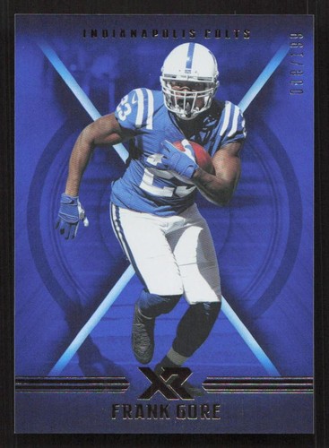 2017 Panini XR Frank Gore Blue #46 Card #/199 | eBay