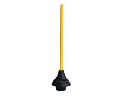 Toilet Plunger Bathroom Tool Double Thrust Force Cup Drain Yellow ...