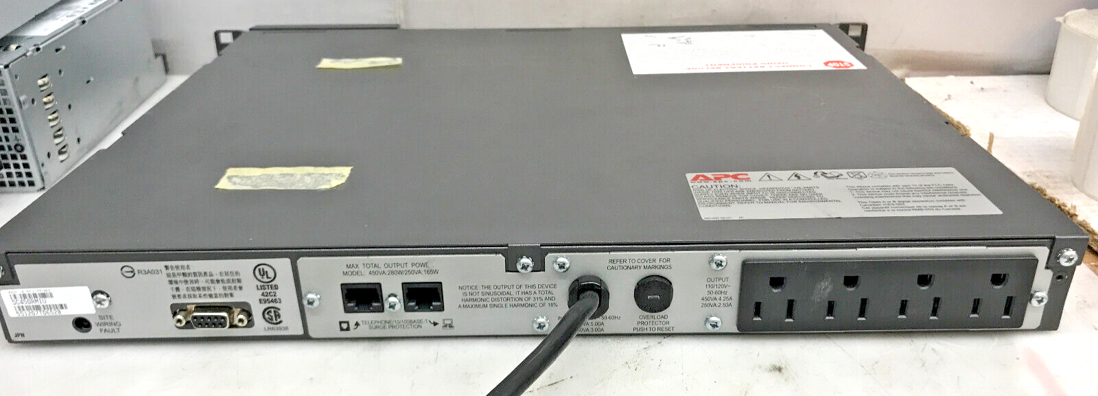 APC Smart-UPS SC 450 120V 1U Rackmount NO Battery APC SC450RM1U | eBay