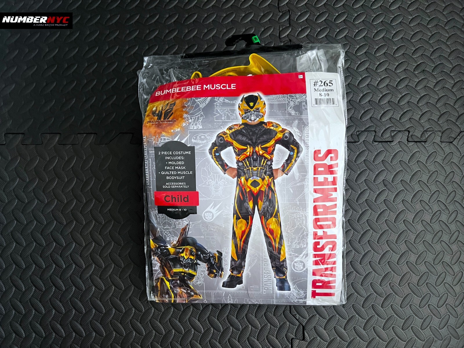 Transformers Bumblebee Costume Child Muscle Cosplay D… - Gem