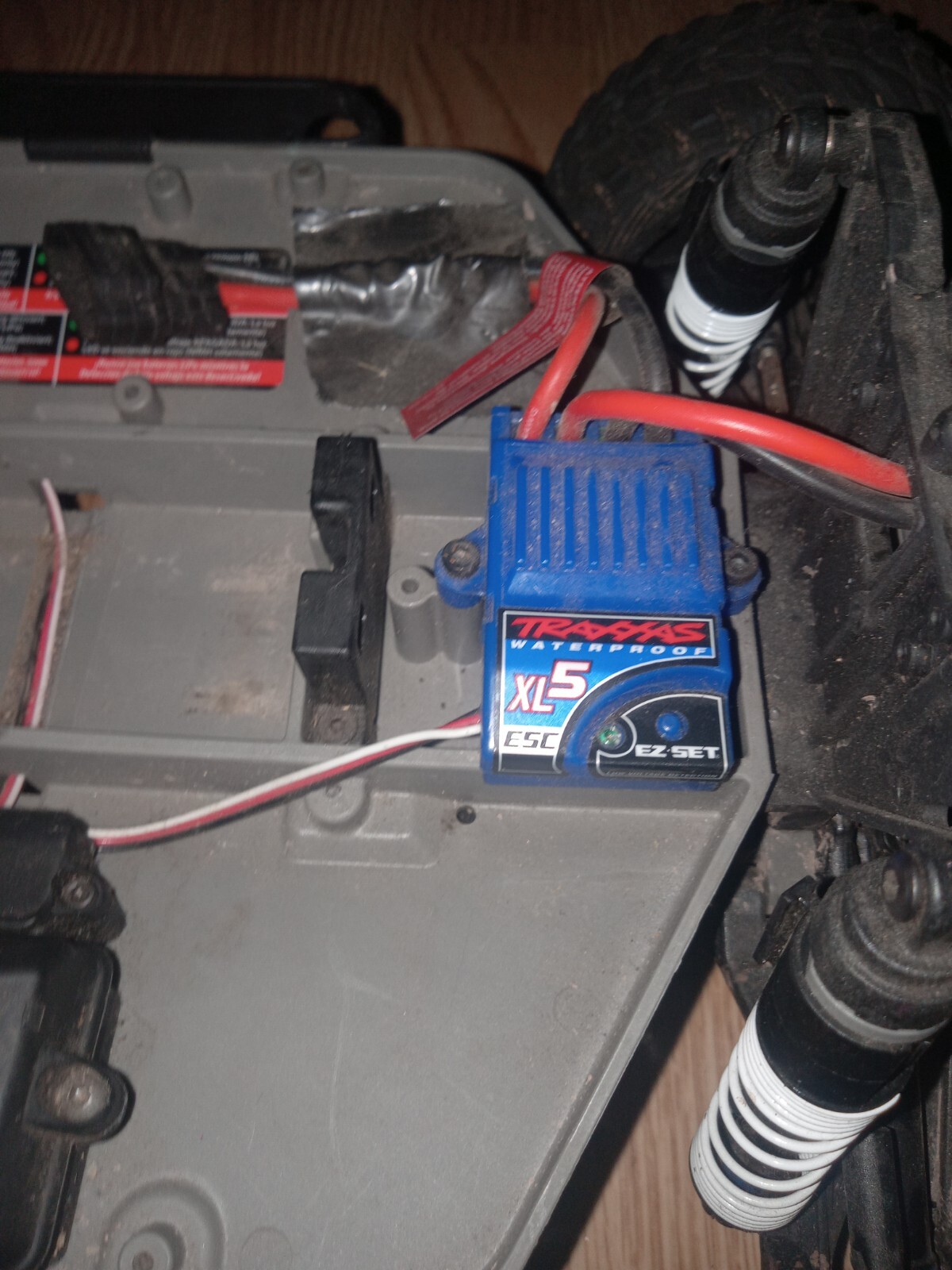 TRAXXAS SLASH RC 2WD Short Course XL5 ESC Titan 12 T Motor Body Chassis ...