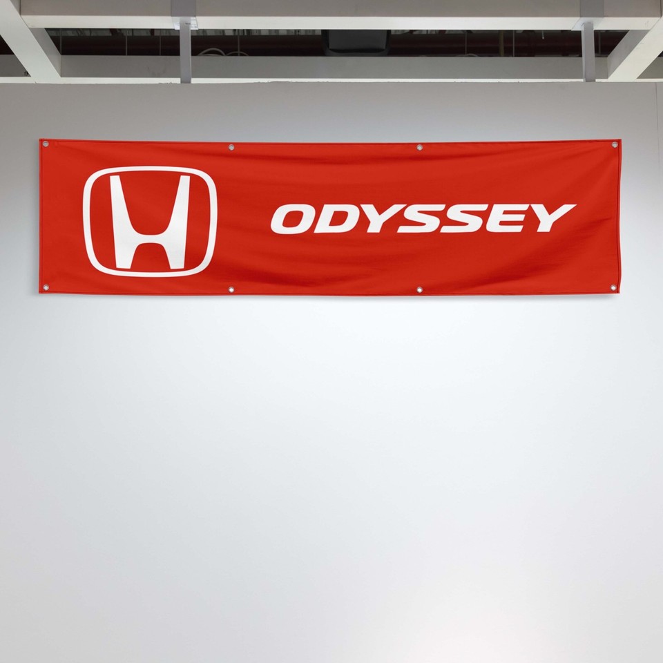 For Honda Odyssey Fans 2x8 ft Flag Birthday Gift Banner | eBay