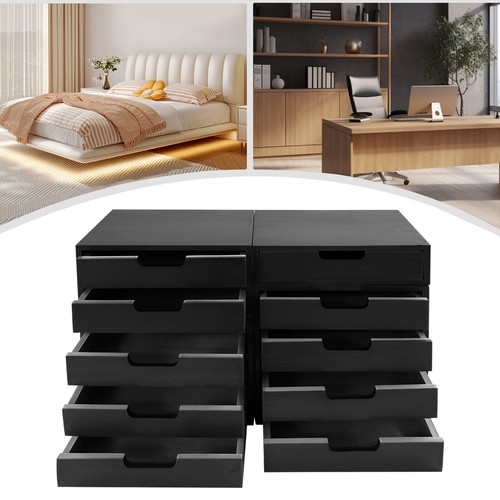 4-piece Drawer Cabinet Set Multi-level Drawer Desktop Storage ...
