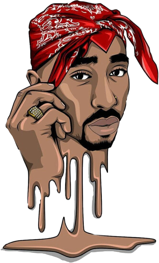 Tupac Red Bandana