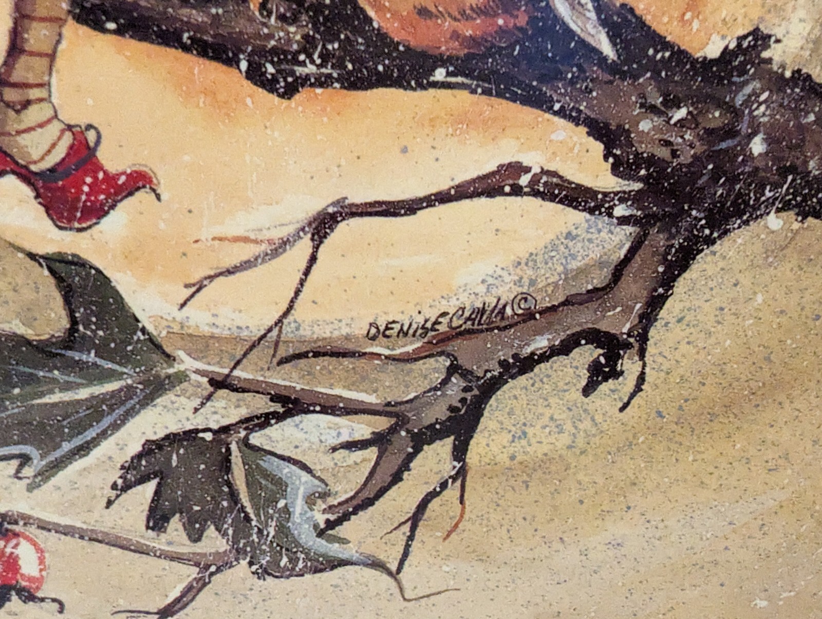 Denise Calla Christmas Placemat Songs Of The Season Neiman Marcus 2000 ...